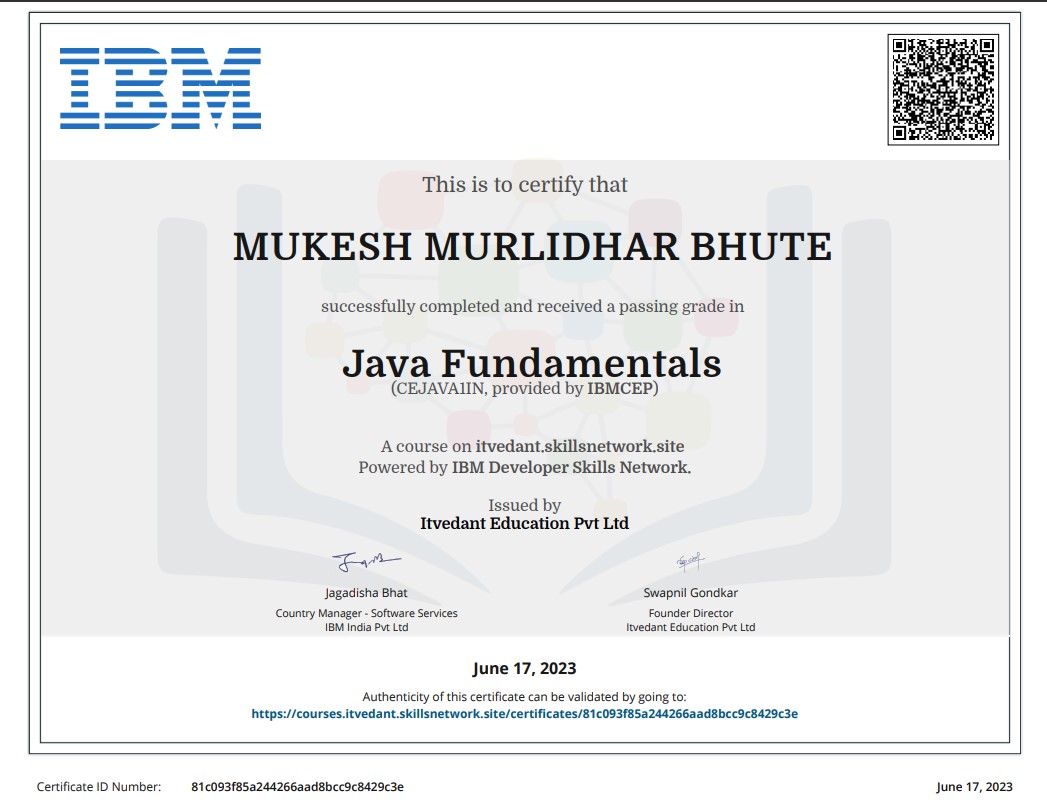 Mukesh's Resume Mukesh's Resume